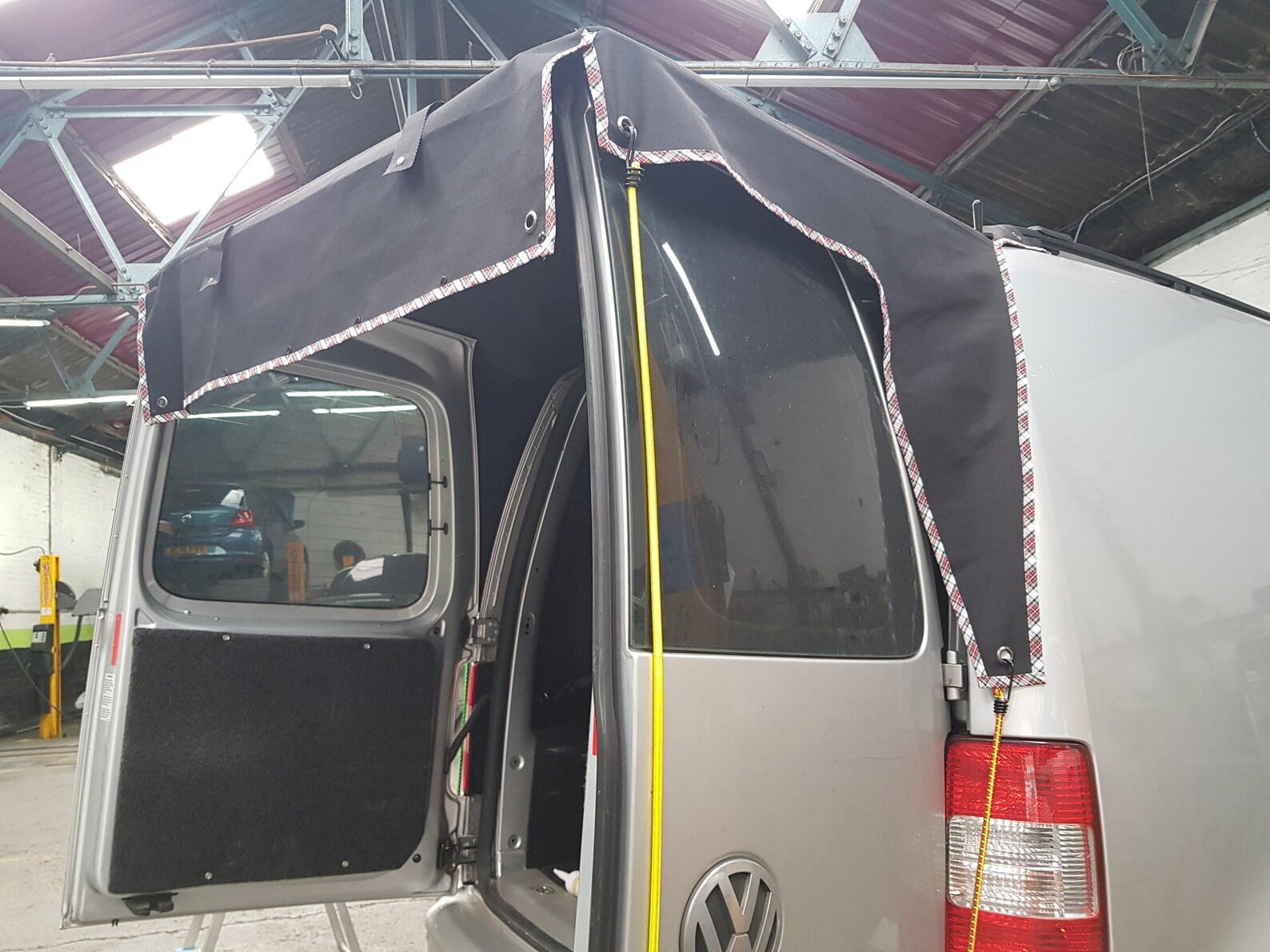 NEW V.W MK3 Caddy Campervan Barn Door Awning PRIVACY EXTENSION - Etsy