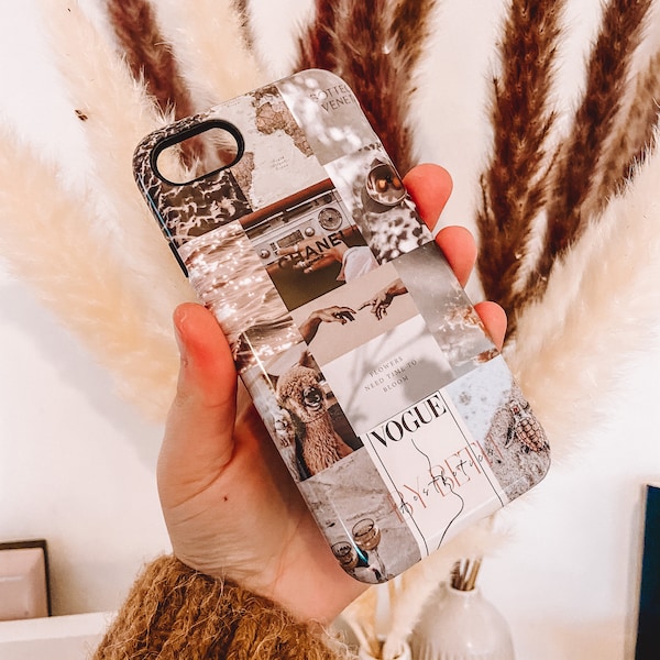 Aesthetic Collage Clear Phone Case - Etsy Australia