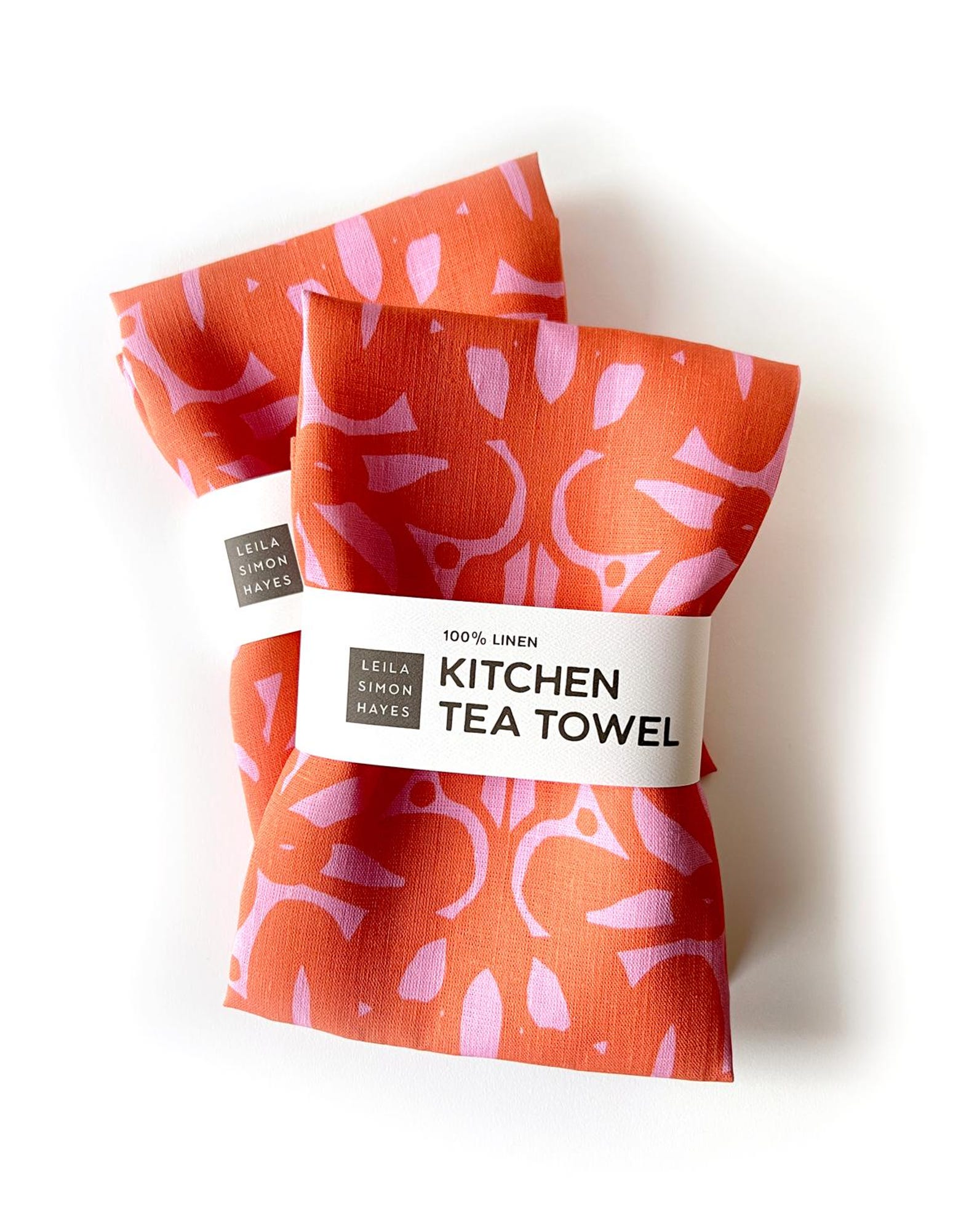 Linen Kitchen Towel: Modern Floral Farmhouse Decor - Etsy