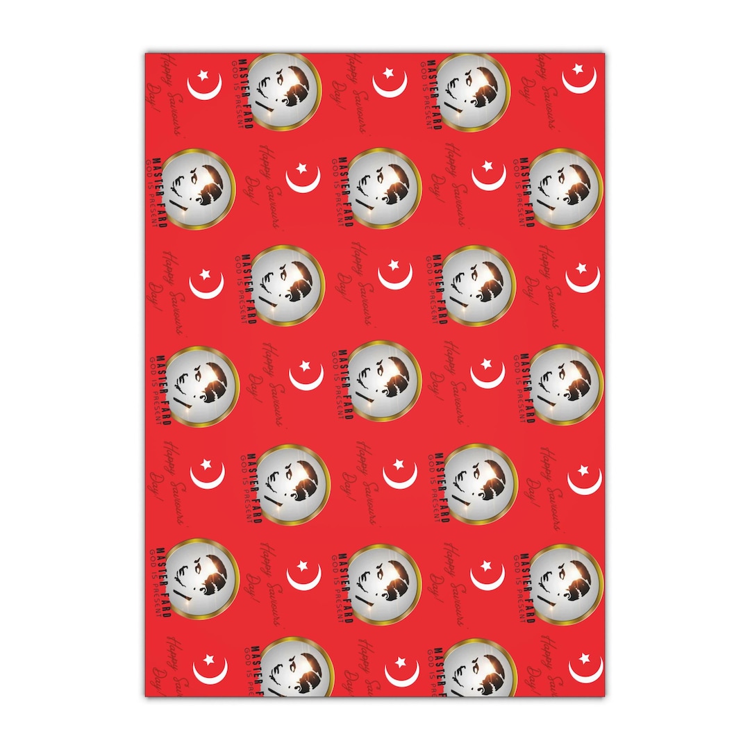 HSD Red Gift Wrapping Paper Sheets, 1pc - Etsy