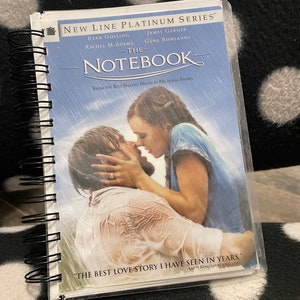 Upcycled Vintage DVD Cover Wire Bound Notebook-the Notebook *looking ...
