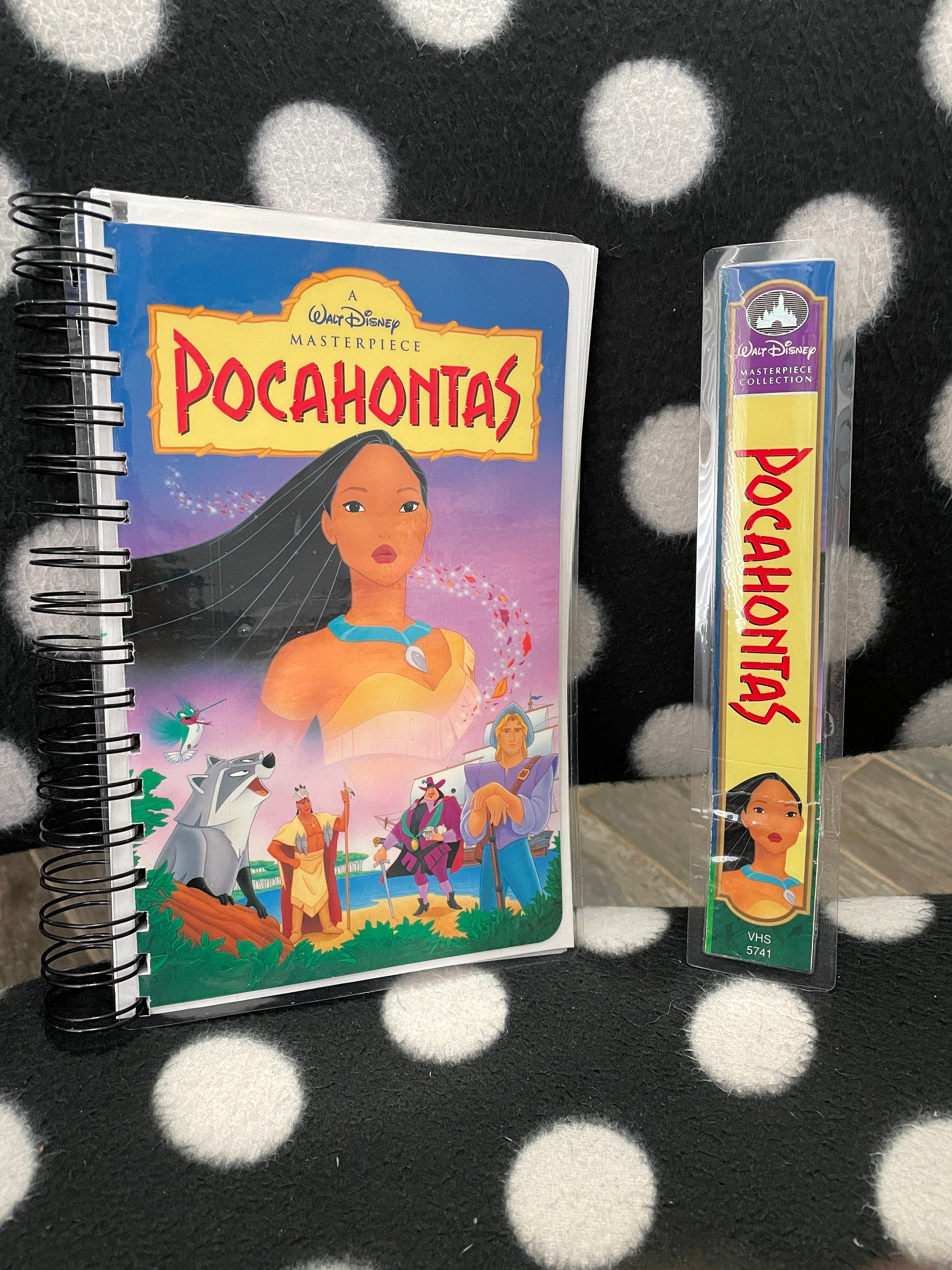 Upcycled Vintage VHS Cover Wire Bound Notebook and FREE - Etsy