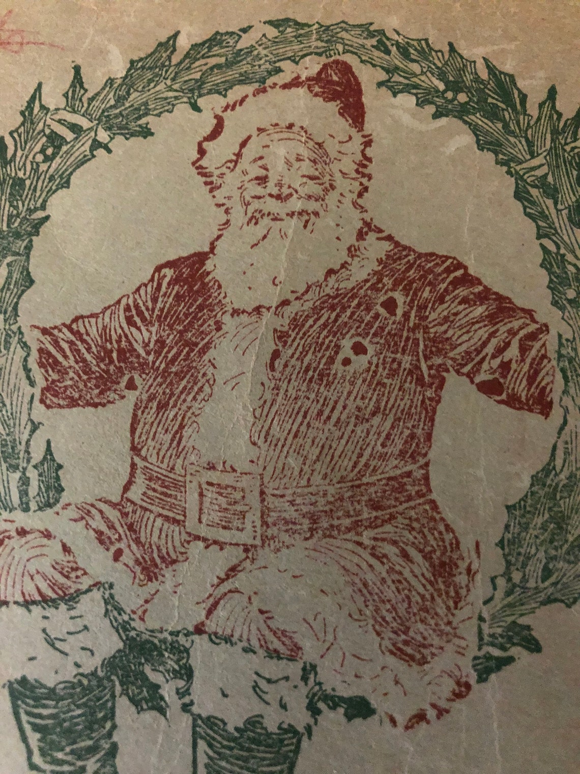 1913 Santa Claus on a Strike A Very Easy Christmas Cantata for - Etsy