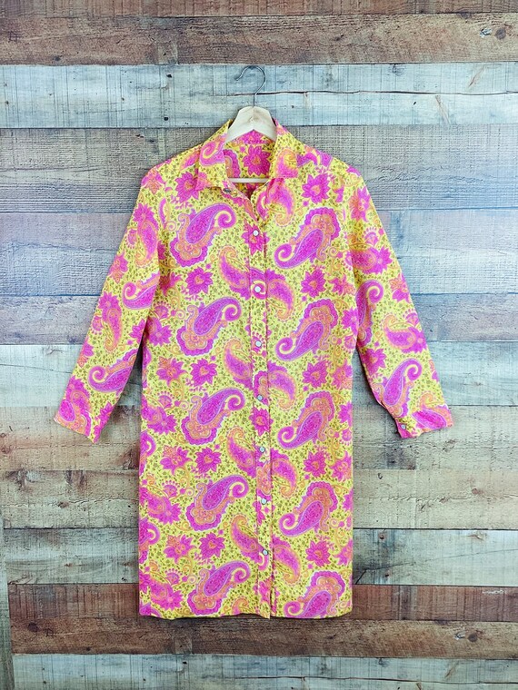 1960s mod paisley print - Gem