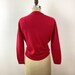Vintage 1950s CHERRY RED Pin up Bombshell Pullover Sweater - Etsy