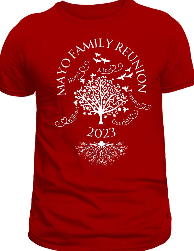 Personalized Family Reunion T-shirt: Custom Name Tees - Etsy