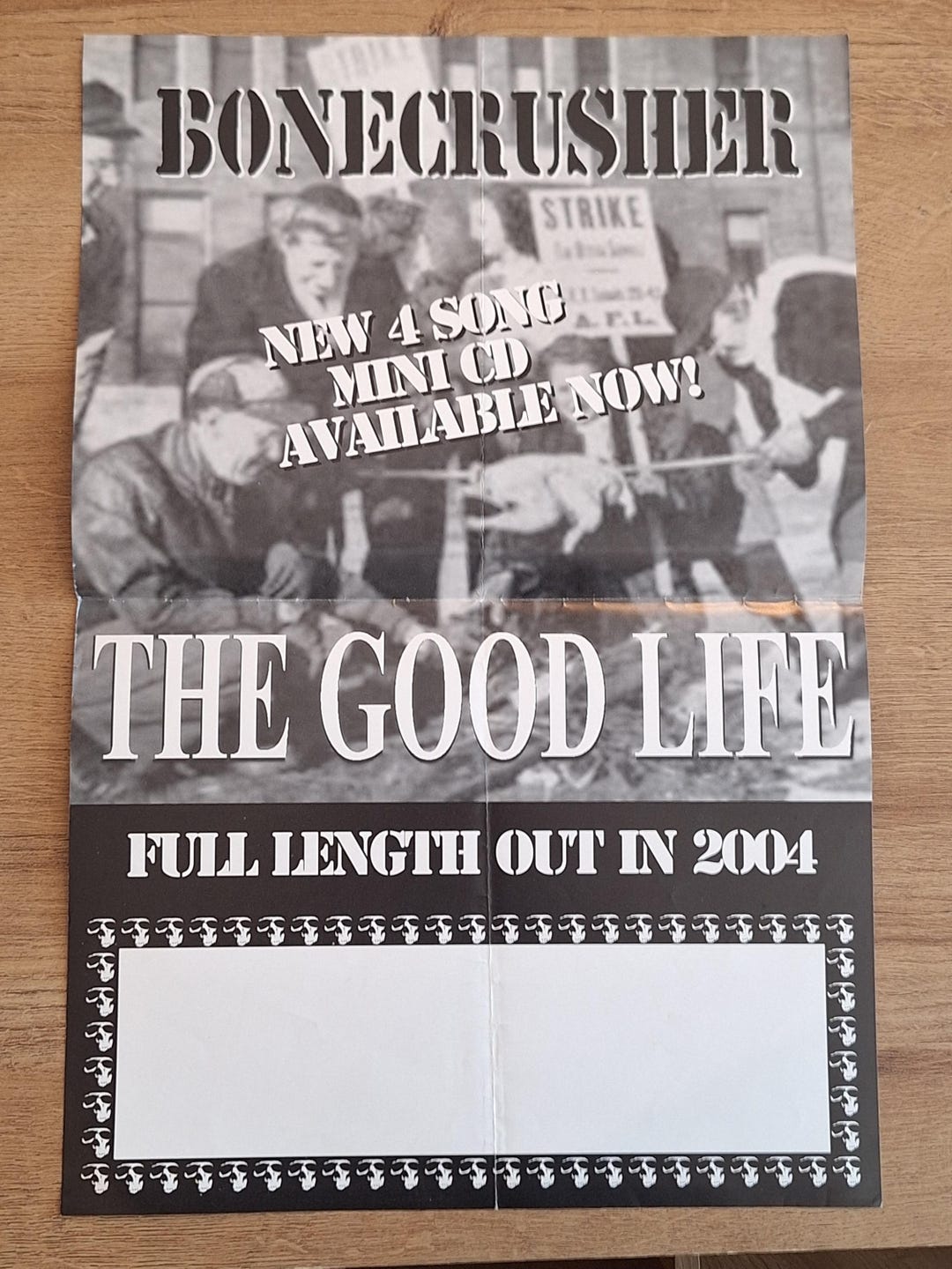 Rare Original 2003 Vintage Bonecrusher the Good Life 11x17 Promo Poster ...
