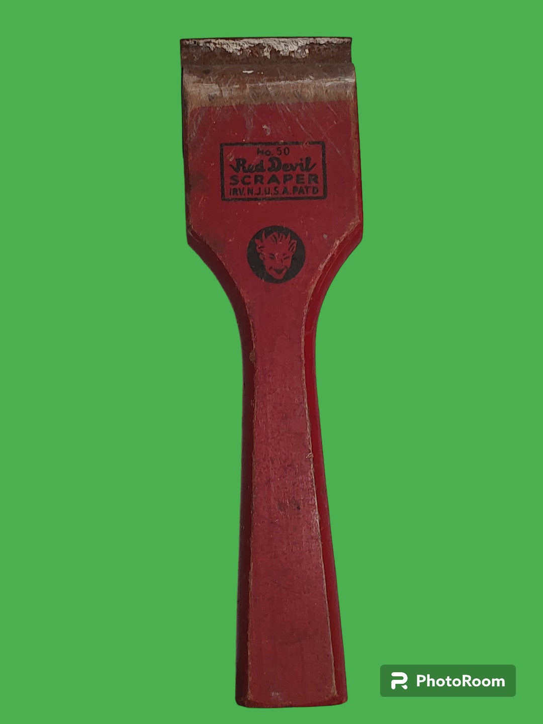 Vintage Mid Century No.50 Red Devil Co. Paint Scraper Wooden Pre 1958 ...