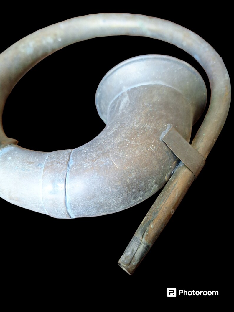 Vintage Brass Car Horn Made in Pakistan Pre-war Garage Decor Wall ...