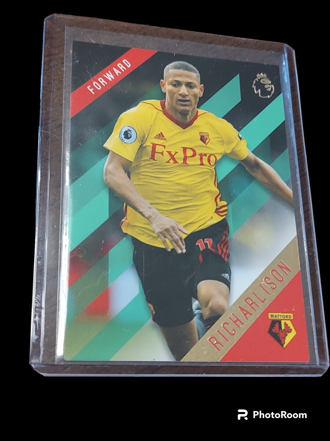 Rare Richarlison Rookie Soccer Card '17-18 Topps Premier League Gold ...