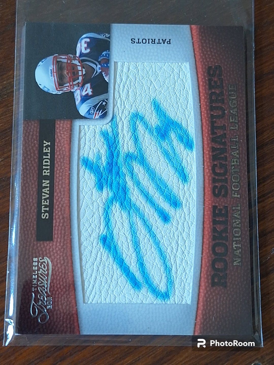 Stevan Ridley '11 Panini Timeless Treasures Certified Authentic #212 RC ...