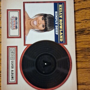 Kelly Rowland Certified Gold Card Serial # D 40 of 49 + Panini ...