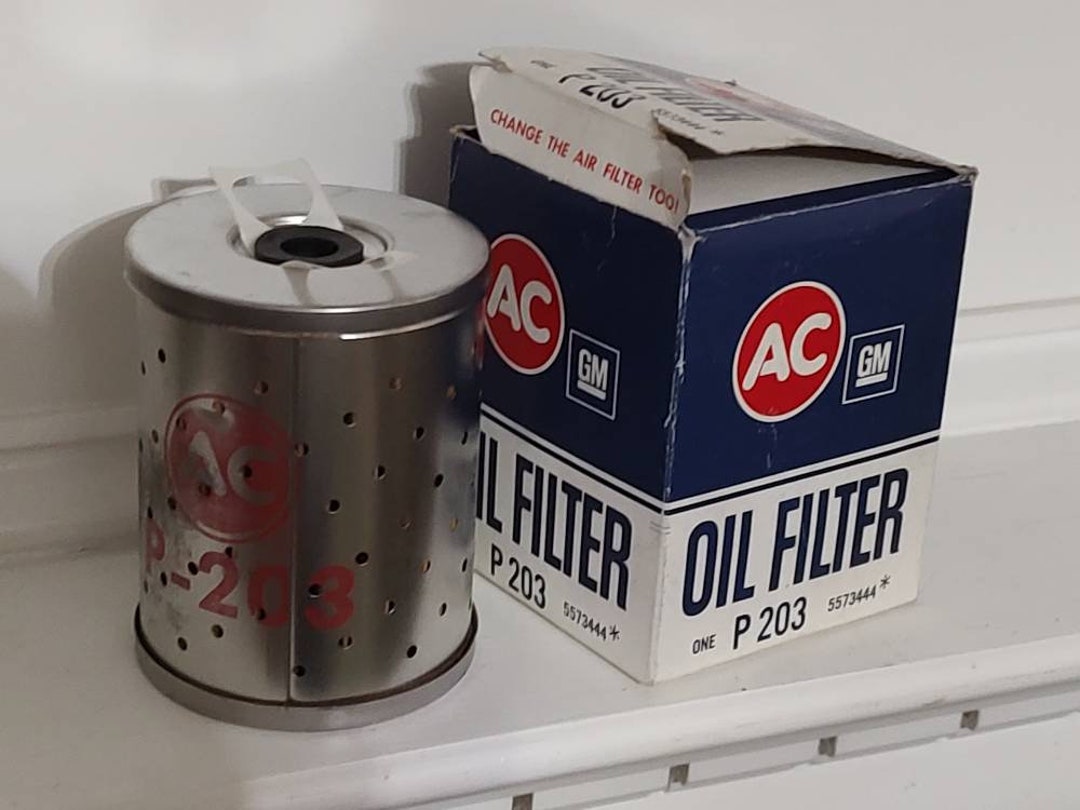 Vintage 1946-56 AC GM Engine Oil Filter Unused in Box 5573444 Ford ...