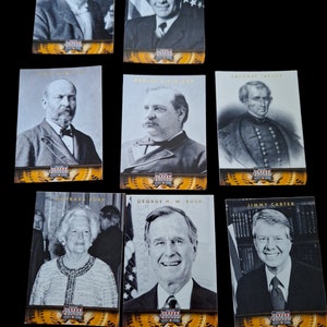 32x Card US Presidents Card Lot Ronald Reagan JFK Panini Americana ...