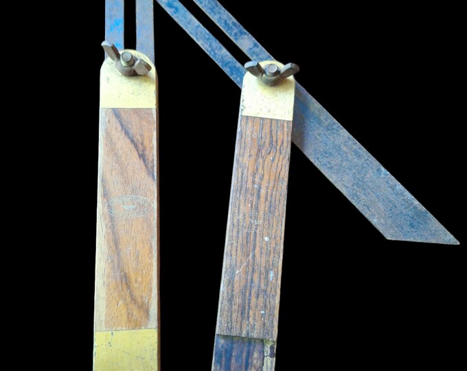 2x Vintage Crown Tools Sheffield England Carpenters Minature Sliding ...