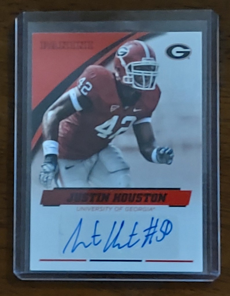Georgia Bulldogs Panini 49 Card Complete Set UGA Bonus Autograph Card ...