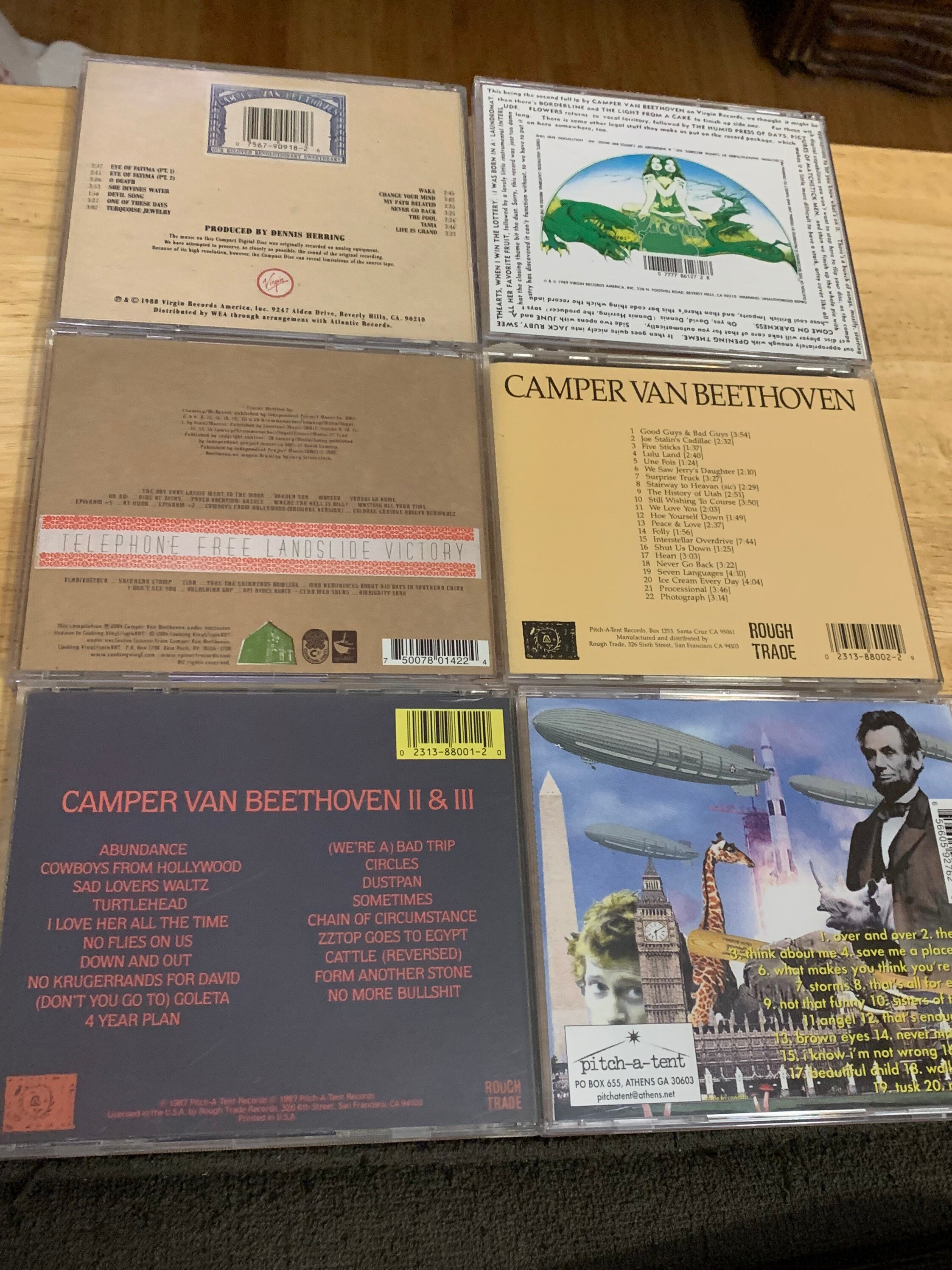 Camper Van Beethoven Rare Cds tuskdouble CD II & III the Third Album ...