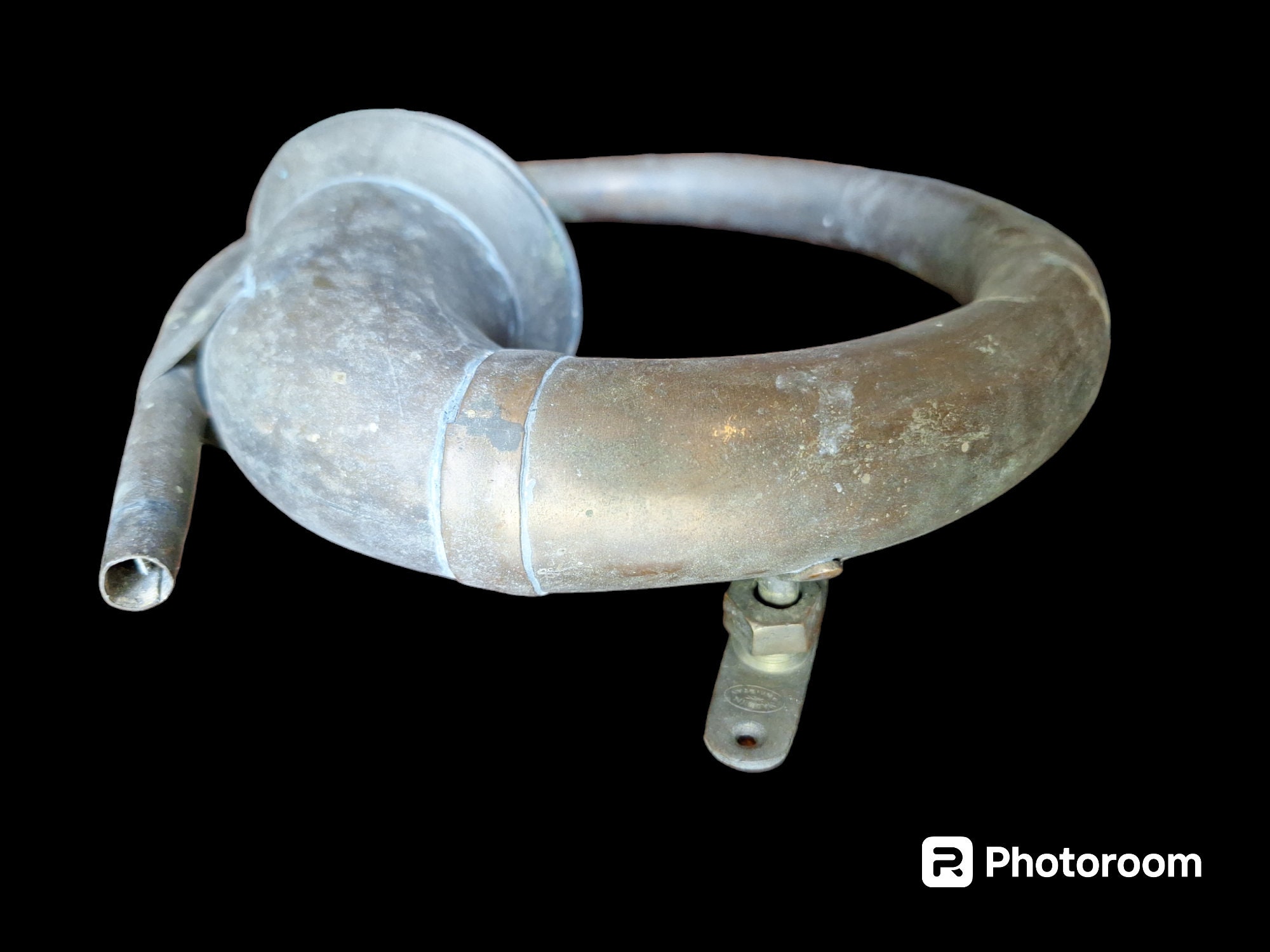 Vintage Brass Car Horn Made in Pakistan Pre-war Garage Decor Wall ...