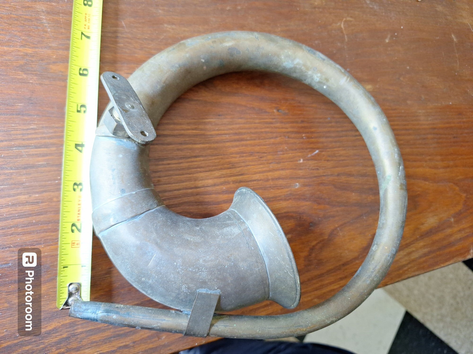 Vintage Brass Car Horn Made in Pakistan Pre-war Garage Decor Wall ...