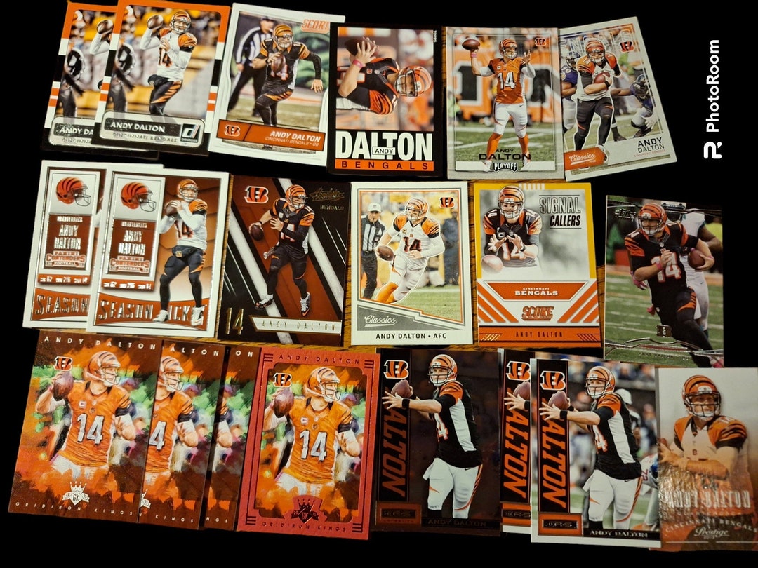 Andy Dalton 20x Card Lot Inserts + Base + Parallels Mixed Years ...