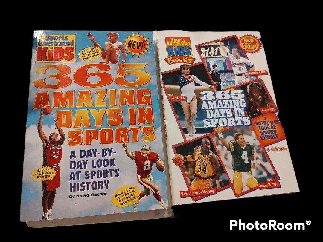 Vintage 1990s Sports Illustrated for Kids 365 Days in Sports Books by ...