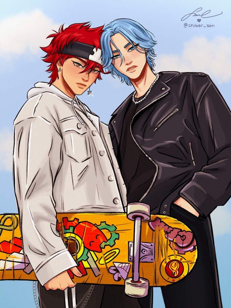 Sk8 X Skz Print - Etsy