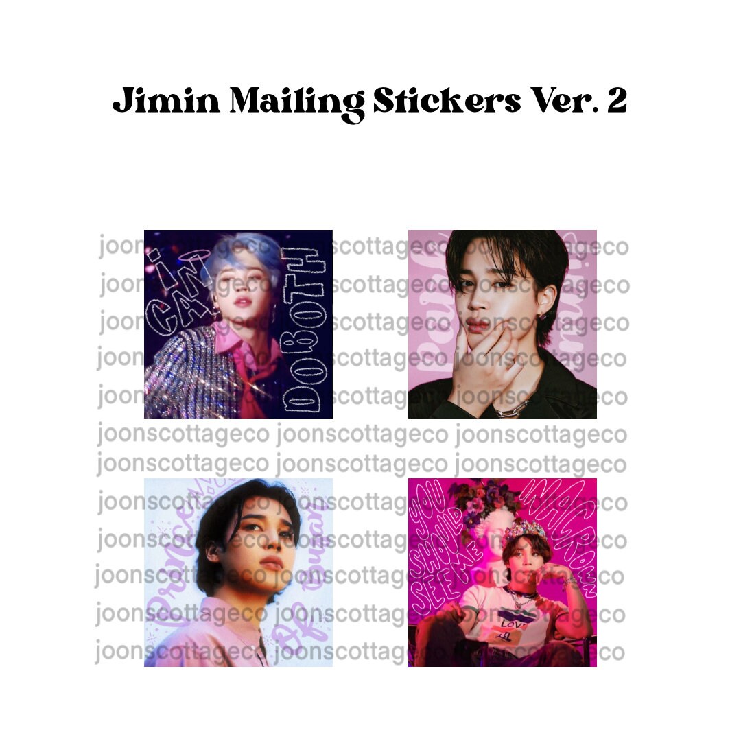 BTS Jimin V2 Kpop Mailing Stickers - Etsy