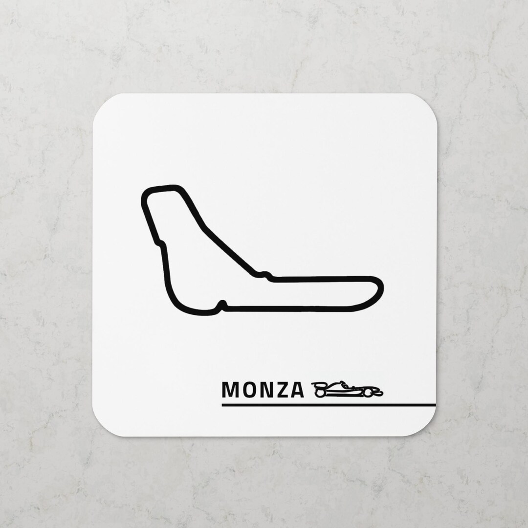 Monza Formula 1 Coaster, Italian Grand Prix Track Coaster, Autodromo ...