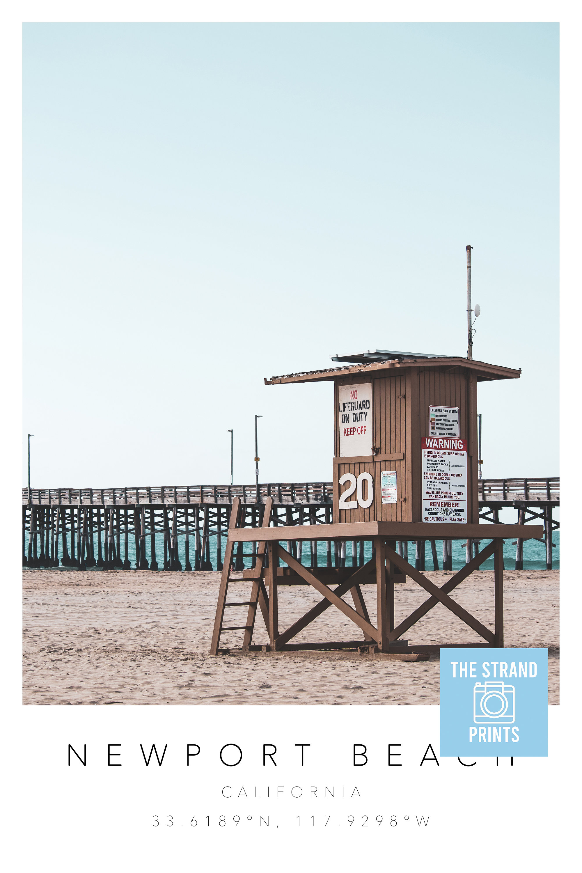 Newport Beach Digital Print, Typography Printable Wall Art, California ...