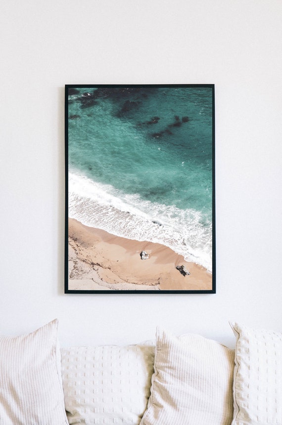 Beach Digital Print Ocean Printable Wall Art Big Sur Poster | Etsy