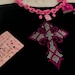 Y2K Rhinestone Cyber Cross Top - Etsy