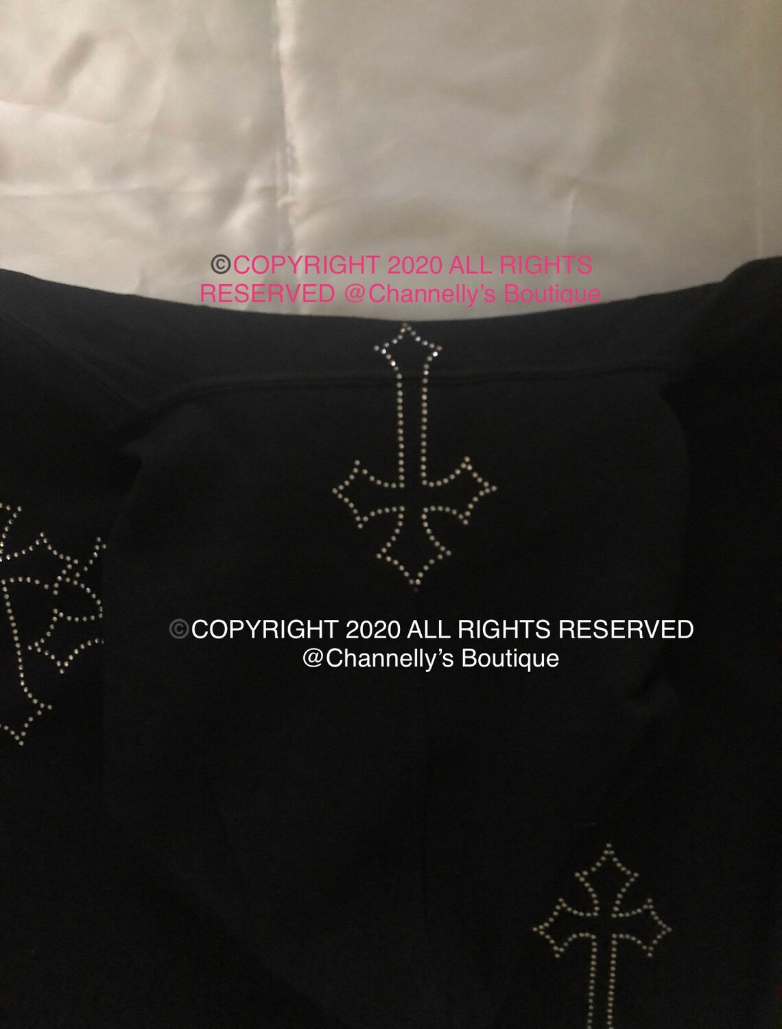 Cyber Cross Y2K Gothic Rhinestone Hoodie Vol.2 Navy Blue - Etsy