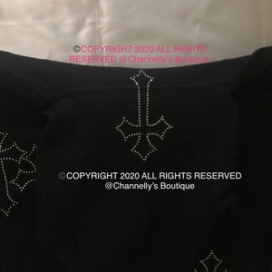 Cyber Cross Y2K Gothic Rhinestone Hoodie - Etsy