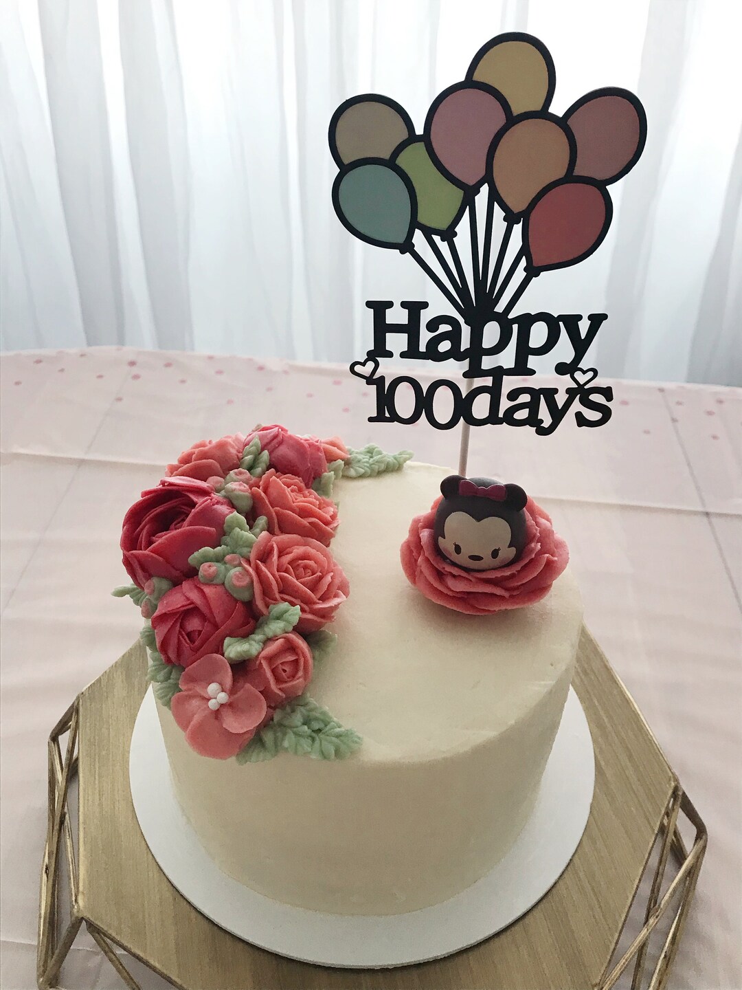 100 Days Cake Topper, Baby Cake Topper, 1st Birthday Cake Topper, First ...