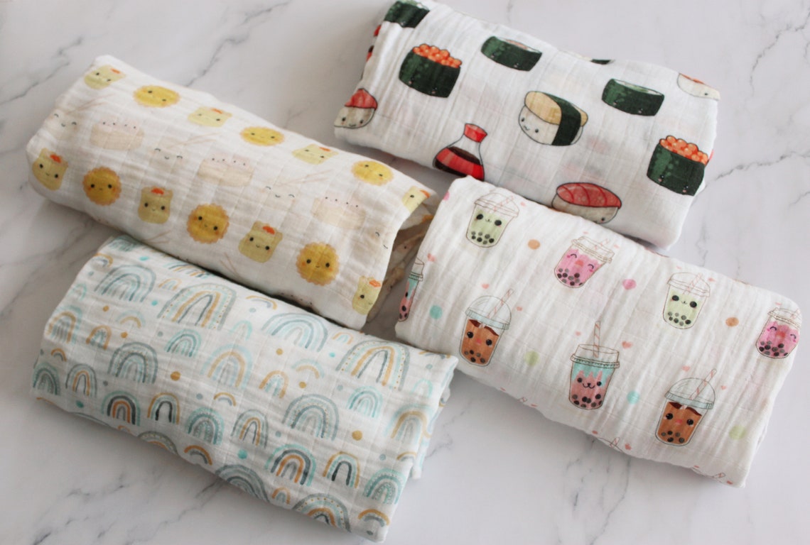 Organic Muslin Wrap Organic Swaddle Muslin Swaddle Blanket | Etsy