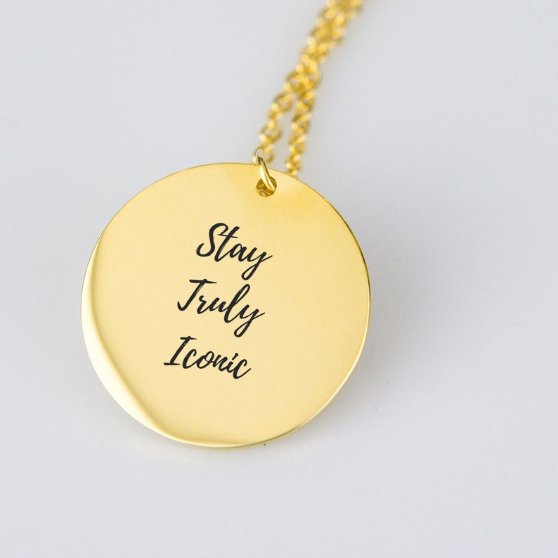 Stay Truly Iconic Necklace New 2020 Trendy Summer Friend | Etsy