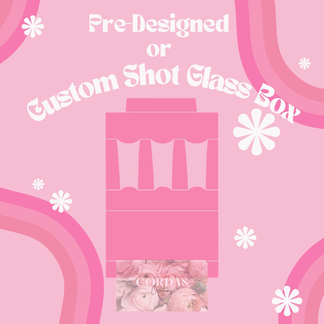 Custom Shot Glass Box - Etsy