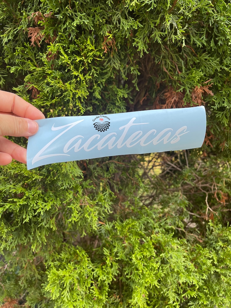 Zacatecas Car Decal - Etsy