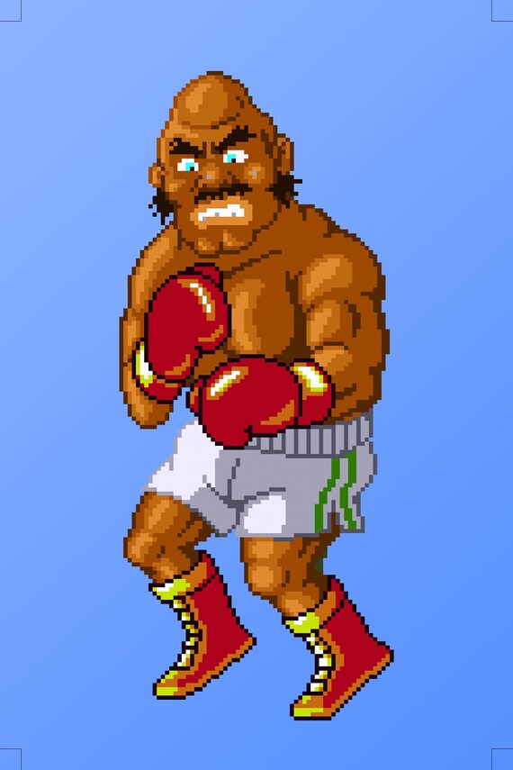 Punch Out and Super Punch Out Boxer Portrait Singles 11x17 - Etsy