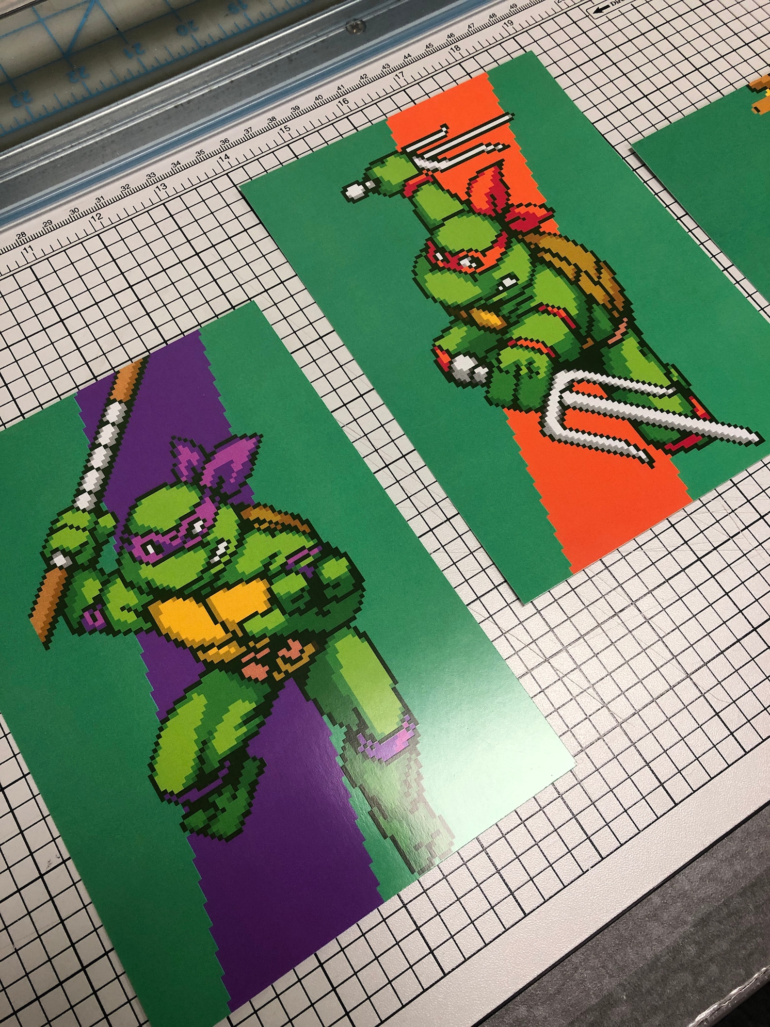 Turtles in Time Arcade Character Select Portrait Posters - Etsy