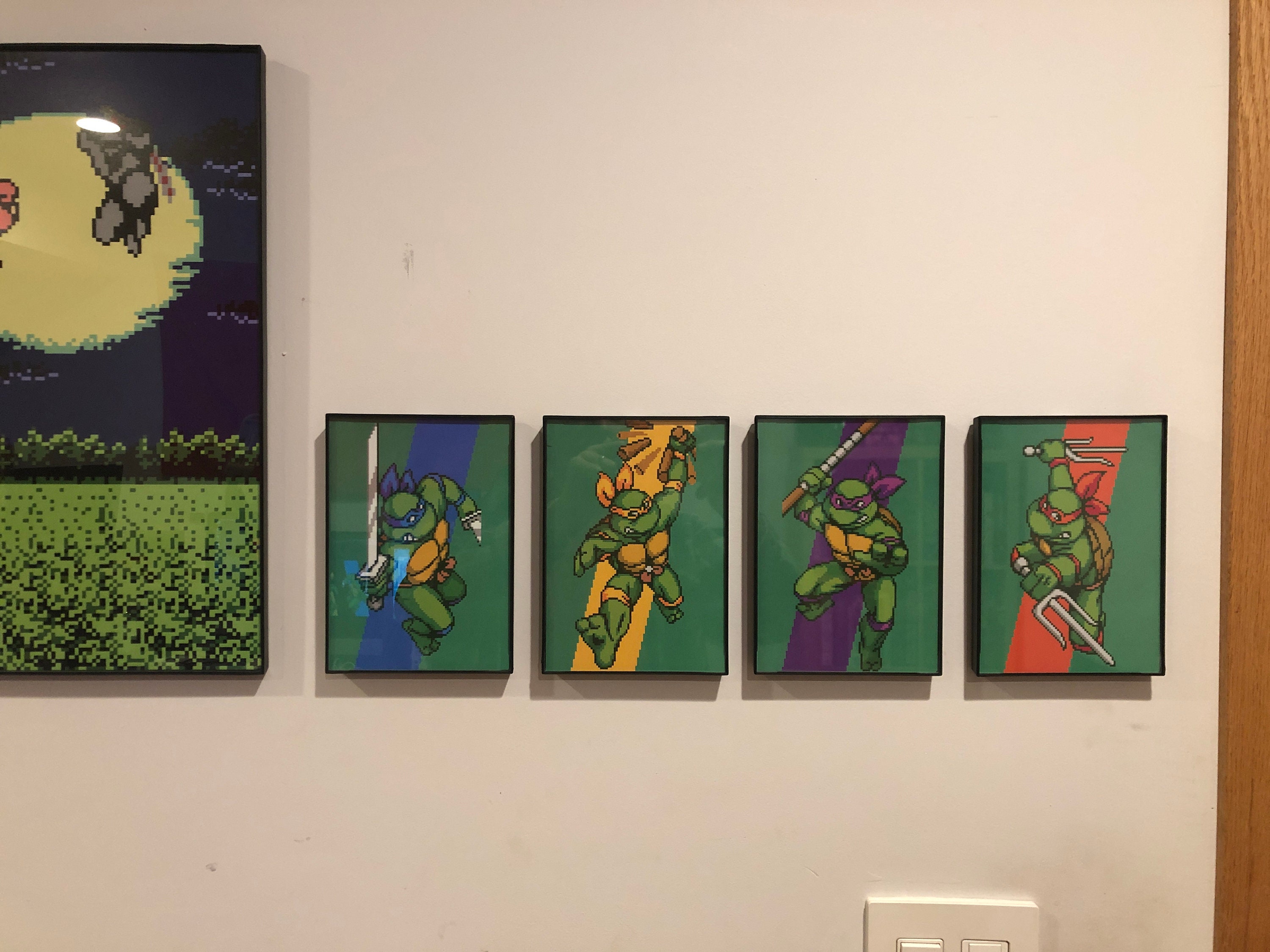 Turtles in Time Arcade Character Select Portrait Posters - Etsy