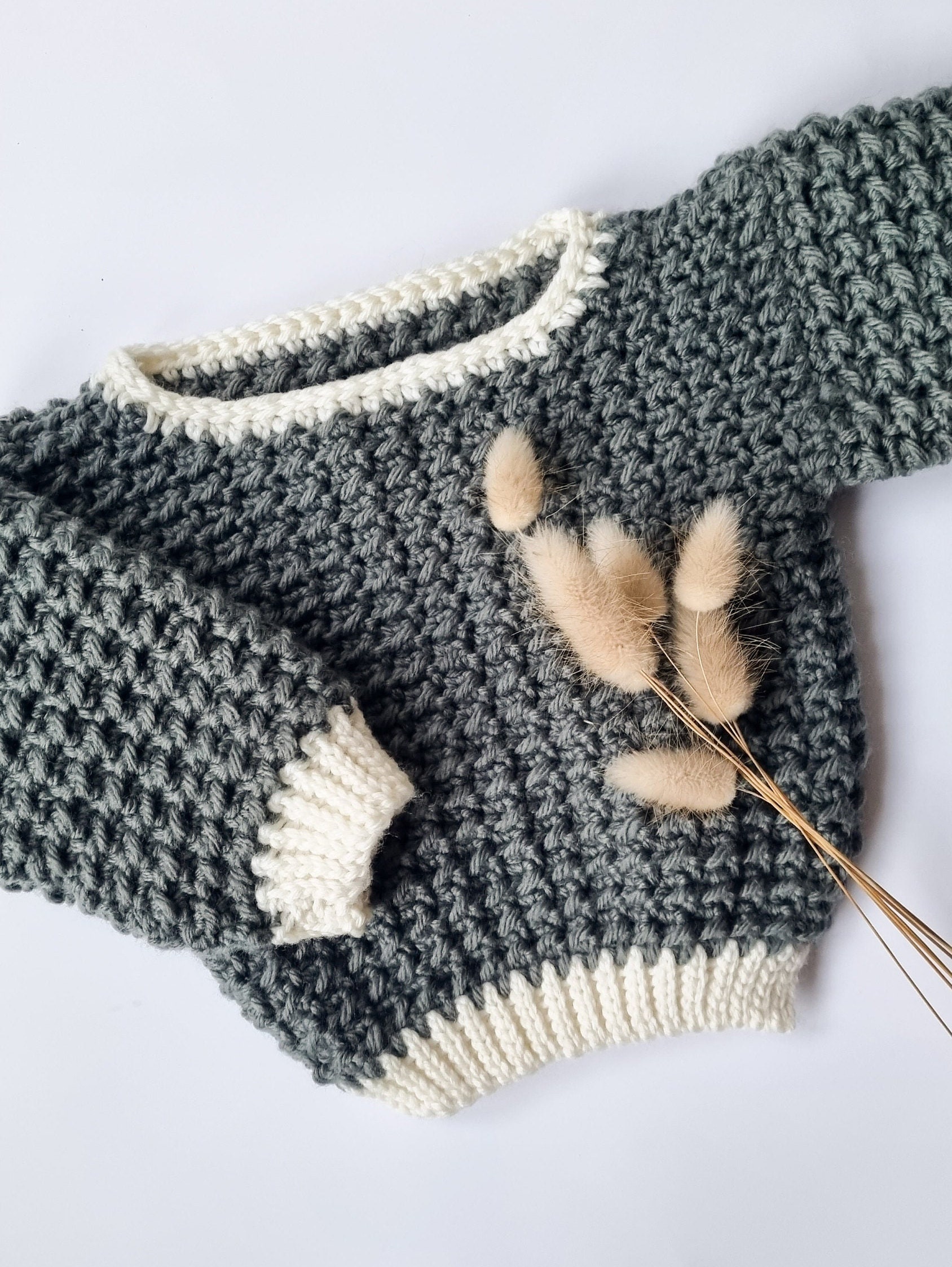 DIGITAL PATTERN // Instant Download // Baby Sweater // Crochet Sweater ...