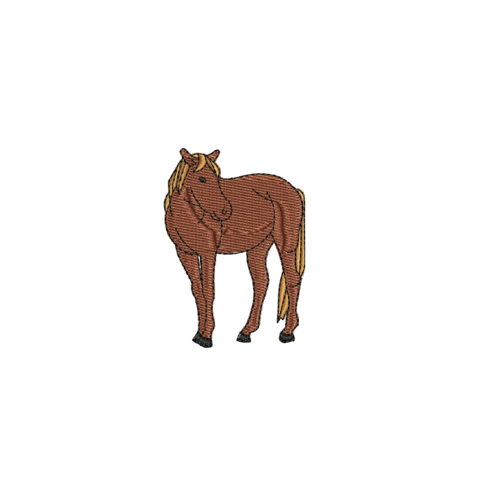 Horse Machine Embroidery Design Digital Down for Machine - Etsy