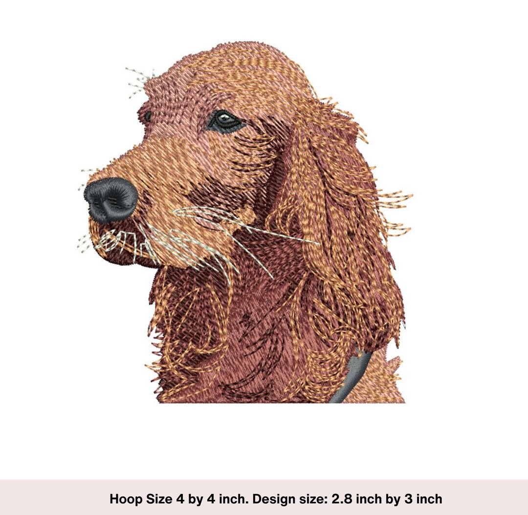 Cocker Spaniel Machine Embroidery Design, Digital Download. Realistic ...