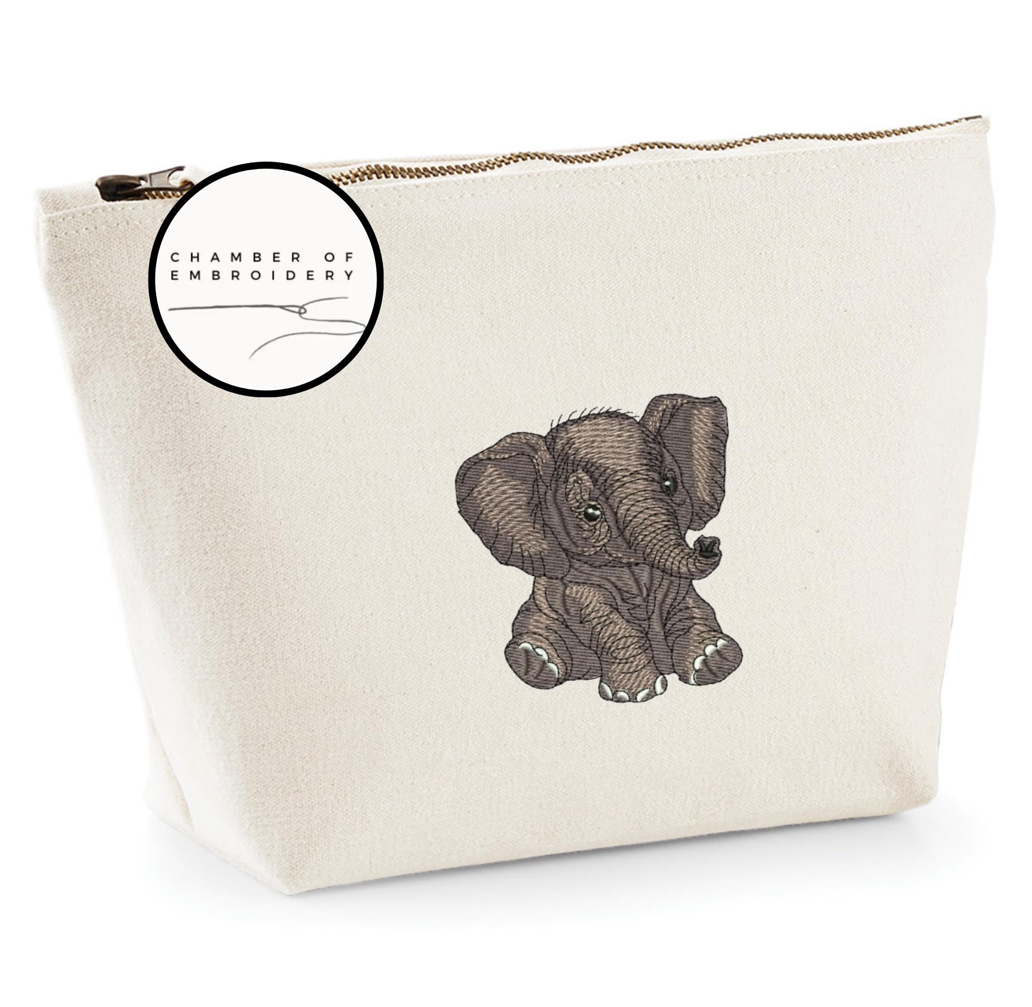 Baby Elephant Embroidery Design, Safari Nursery Machine File, 4x4 Hoop ...