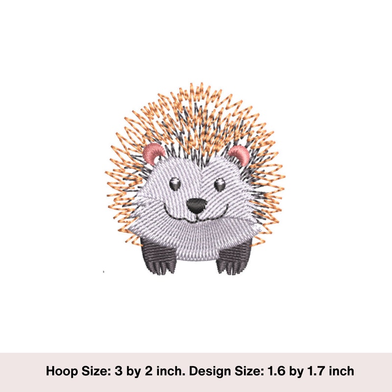 Hedgehog Embroidery - Etsy