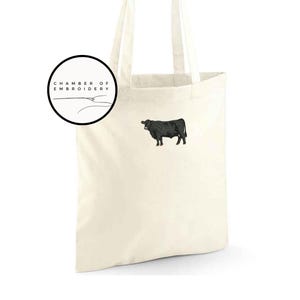 Black Angus Cow Embroidery Design: Farm Animal (digital Download) - Etsy