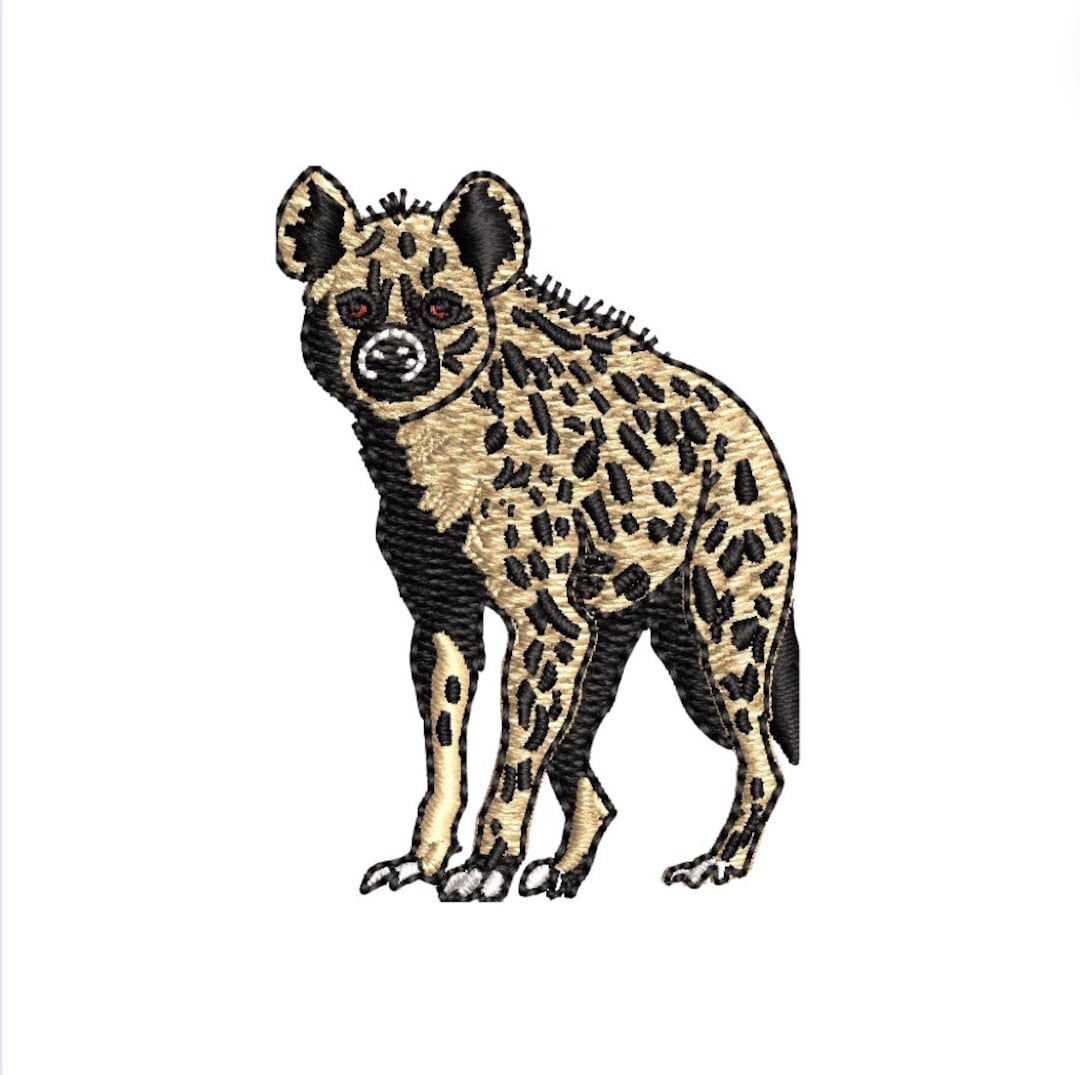 Hyena Machine Embroidery Design, Wildlife Embroidery Digital Download ...