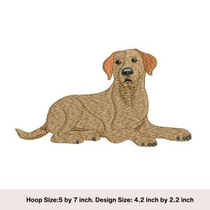 Laying Labrador Embroidery Design: Dog Lover Gift (digital Download) - Etsy