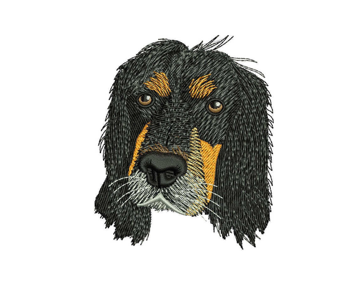 Realistic Cocker Spaniel Machine Embroidery Design, Realistic Dog ...